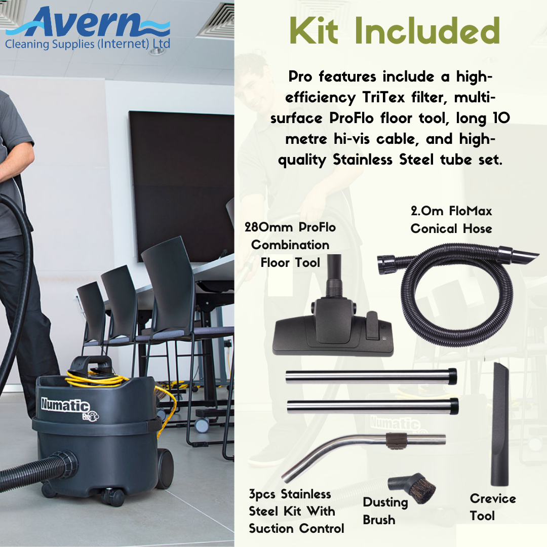 Nuvac PRP180 Compact Commercial Dry Henry Vacuum Cleaner - Numatic Ref ...