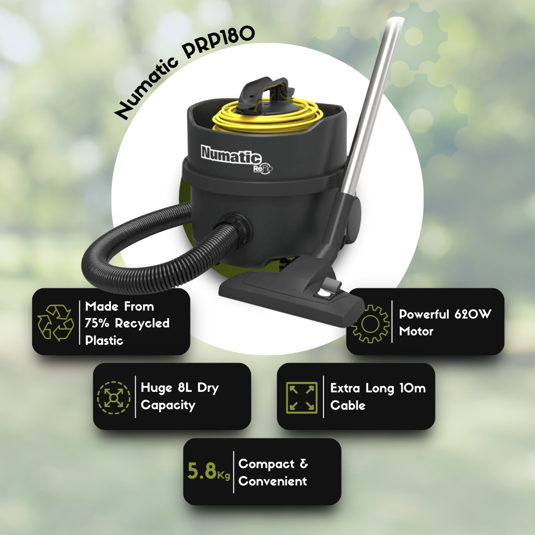 Nuvac PRP180 Compact Commercial Dry Henry Vacuum Cleaner - Numatic Ref ...