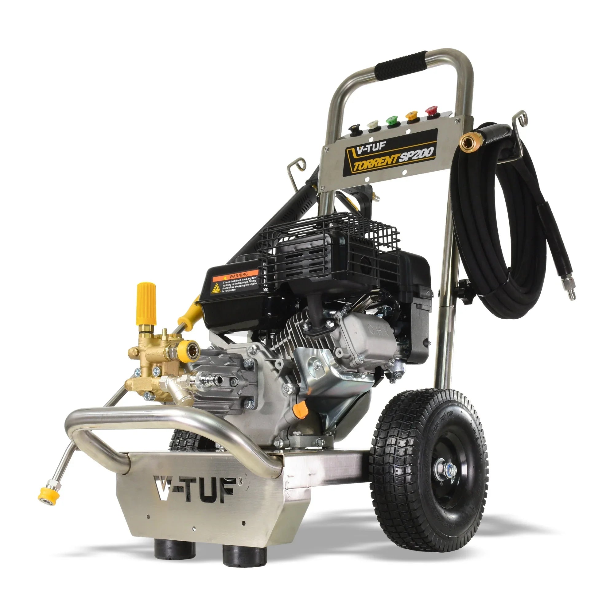 V-TUF SP200 Industrial 7HP Petrol Cold Pressure Washer 190Bar (2755Psi ...