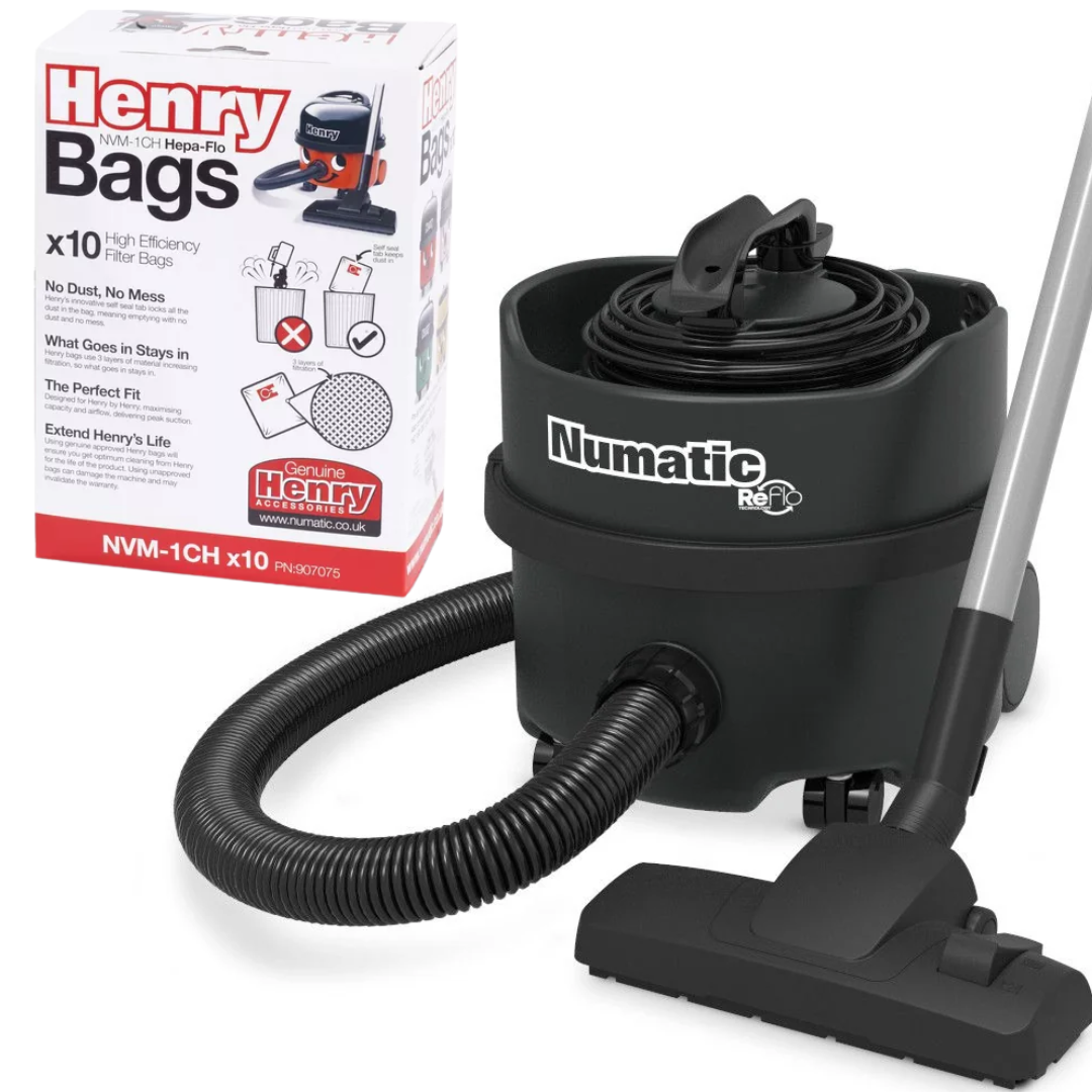 PRH180 Henry Hoover 8L + 10 Packs Of Bags – Avern Cleaning Supplies ...