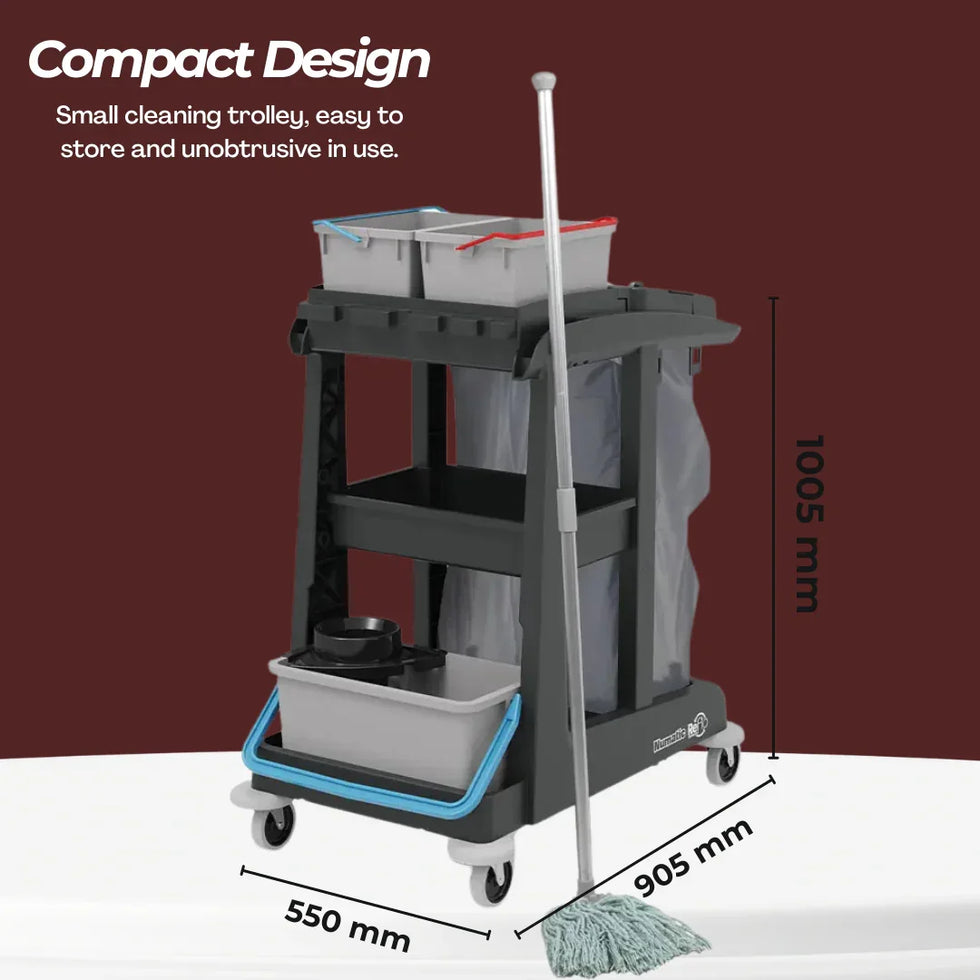 Numatic EM1-TM Hospital Cleaning Trolley | Cleanes Cart | Cleaner Cadd ...