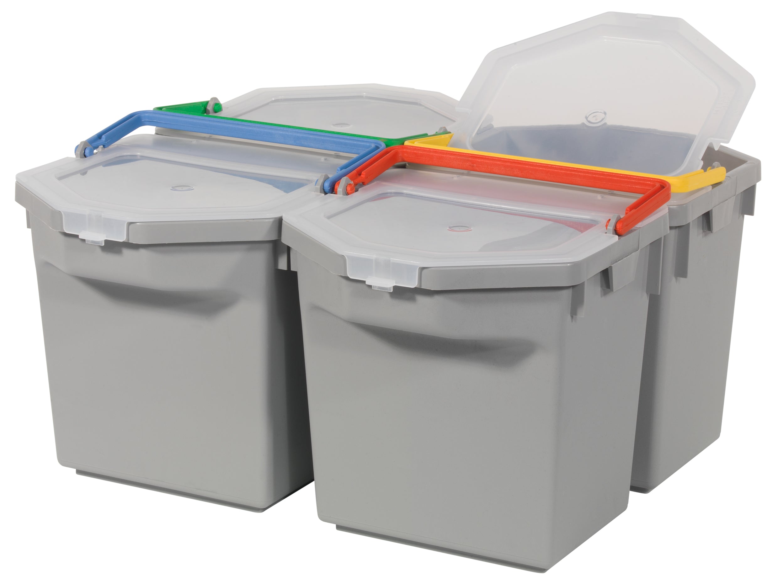 Numatic - 5-litre Tray Pail with Lid, Red / Green / Blue / Yellow ...