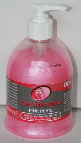 Pink Pearl hand Soap Pump Bottle 450ml C038 Selden – Avern Cleaning ...