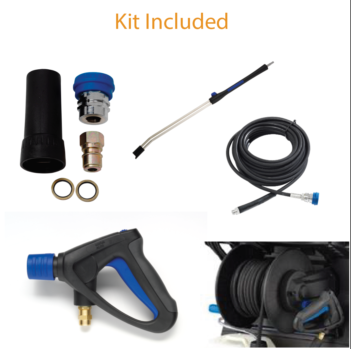 Nilfisk MH5M 100/760 PAX Industrial Hot Pressure Washer 107146941 ...