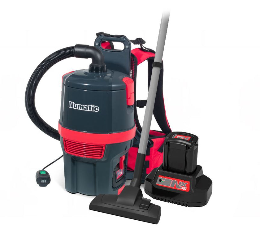 Numatic Numatic RSB150NX Cordless Back Pack Battery Vacuum Cleaner From ...