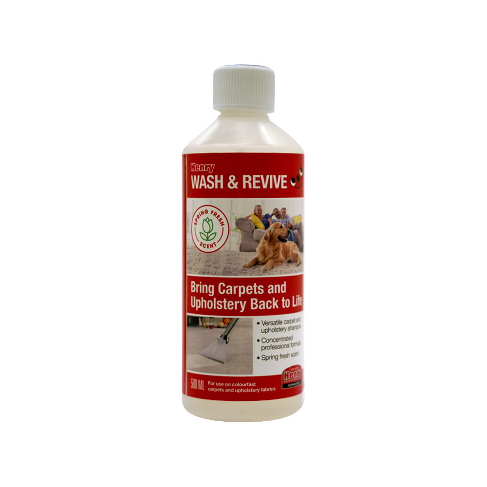 Numatic Henry Wash & Revive 1L- Carpet Cleaning Fluid Low Foam ...
